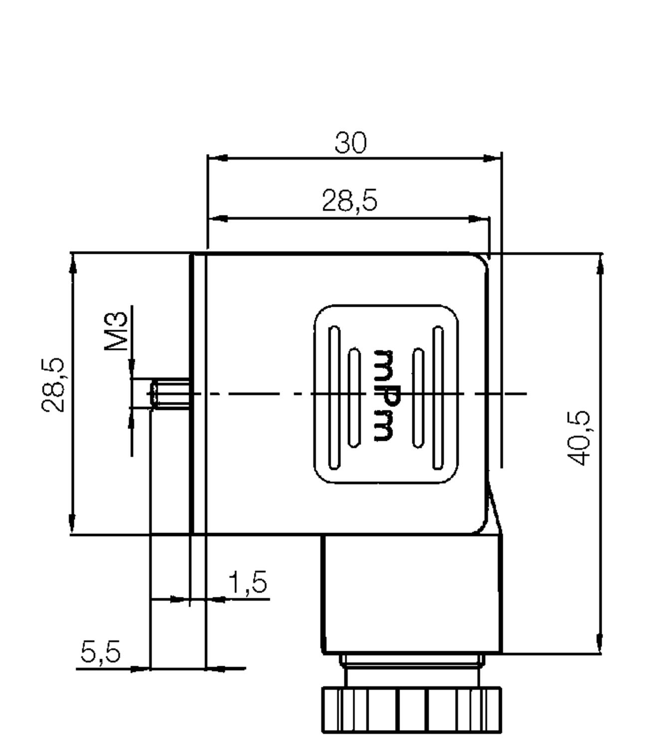 Molex - mPm DIN Form B Industrial / DIN Form B 022M6TC4H1 I I Demesne ...